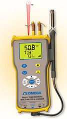 Handheld Temperature/Relative Humidity/Infrared/Thermocouple Meter with ...