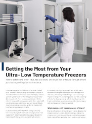 Getting the Most from Your Ultra-Low Temperature Freezers | Labcompare