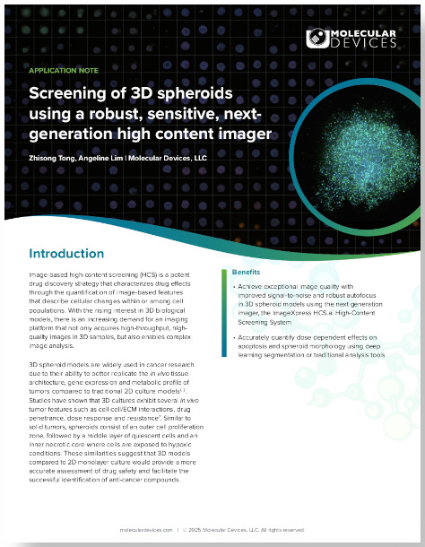 A Clear Look at 3D Spheroids: Imaging Breakthroughs in Cancer Research ...