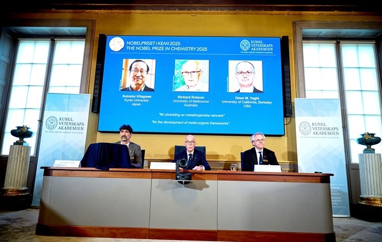 2025 Nobel Prize in Chemistry Awarded to 3 for Metal-Organic Frameworks ...