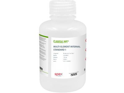 ICP-MS Internal Standard 1, 10 µg/mL (10 ppm), 125 mL CLISS-1 from Spex ...