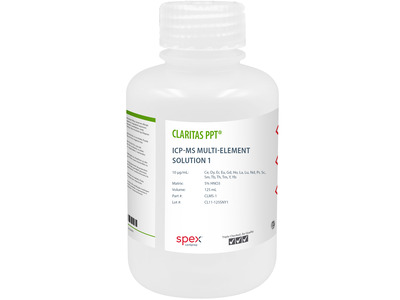 ICP-MS Multi-Element Solution 1, 10 µg/mL (10 ppm), 125 mL CLMS-1 from ...