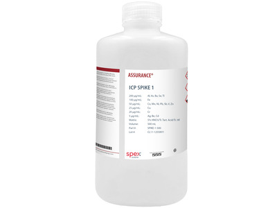 ICP Spike Sample 1, 500 mL SPIKE-1-500 from Spex CertiPrep | Labcompare.com