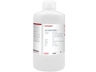LPC Standard with Mercury for AA & ICP, 500 mL LPC-1-500 from Spex ...