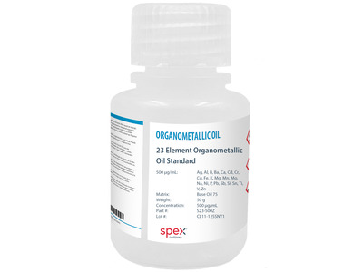 Multi-Element Organometallic Oil Standards, 23 Elements, 500 µg/g, 50 g ...