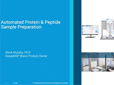 Automated Protein & Peptide Sample Preparation