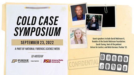 Purdue, Arizona State to Co-host Cold Case Symposium